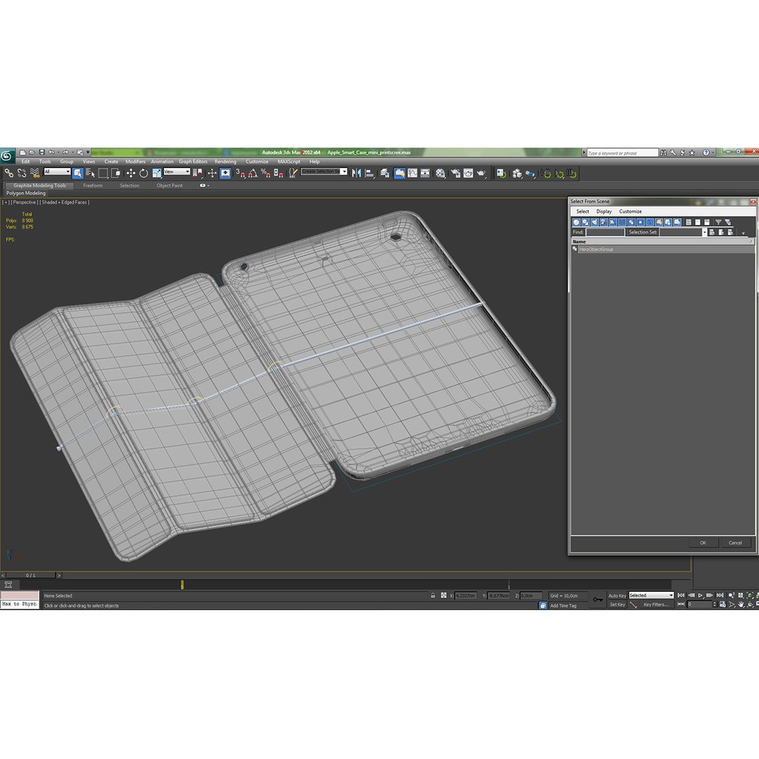 apple ipad mini smart 3d model