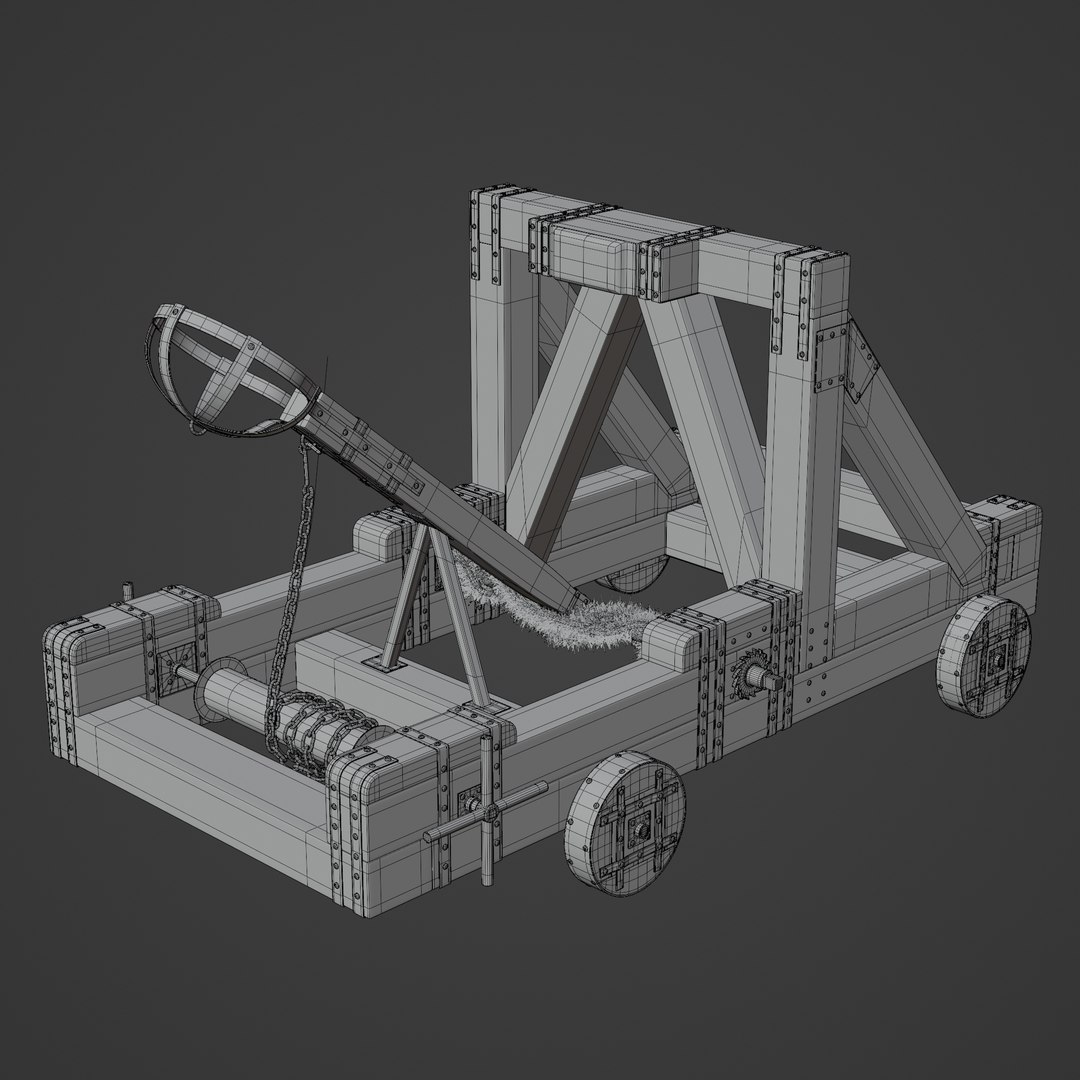 Catapult weapon projectile 3D - TurboSquid 1698872