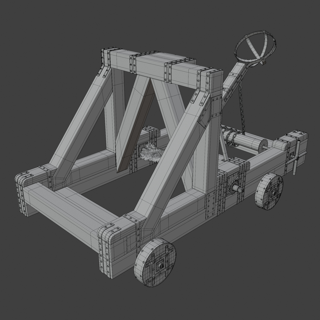 Catapult weapon projectile 3D - TurboSquid 1698872