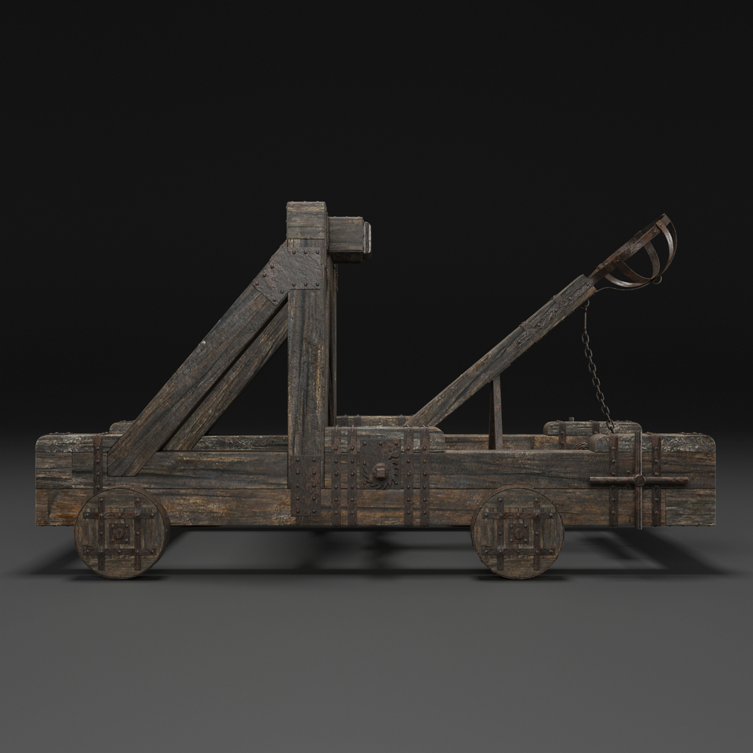 Catapult weapon projectile 3D - TurboSquid 1698872
