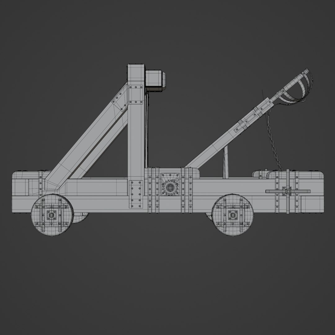 Catapult weapon projectile 3D - TurboSquid 1698872