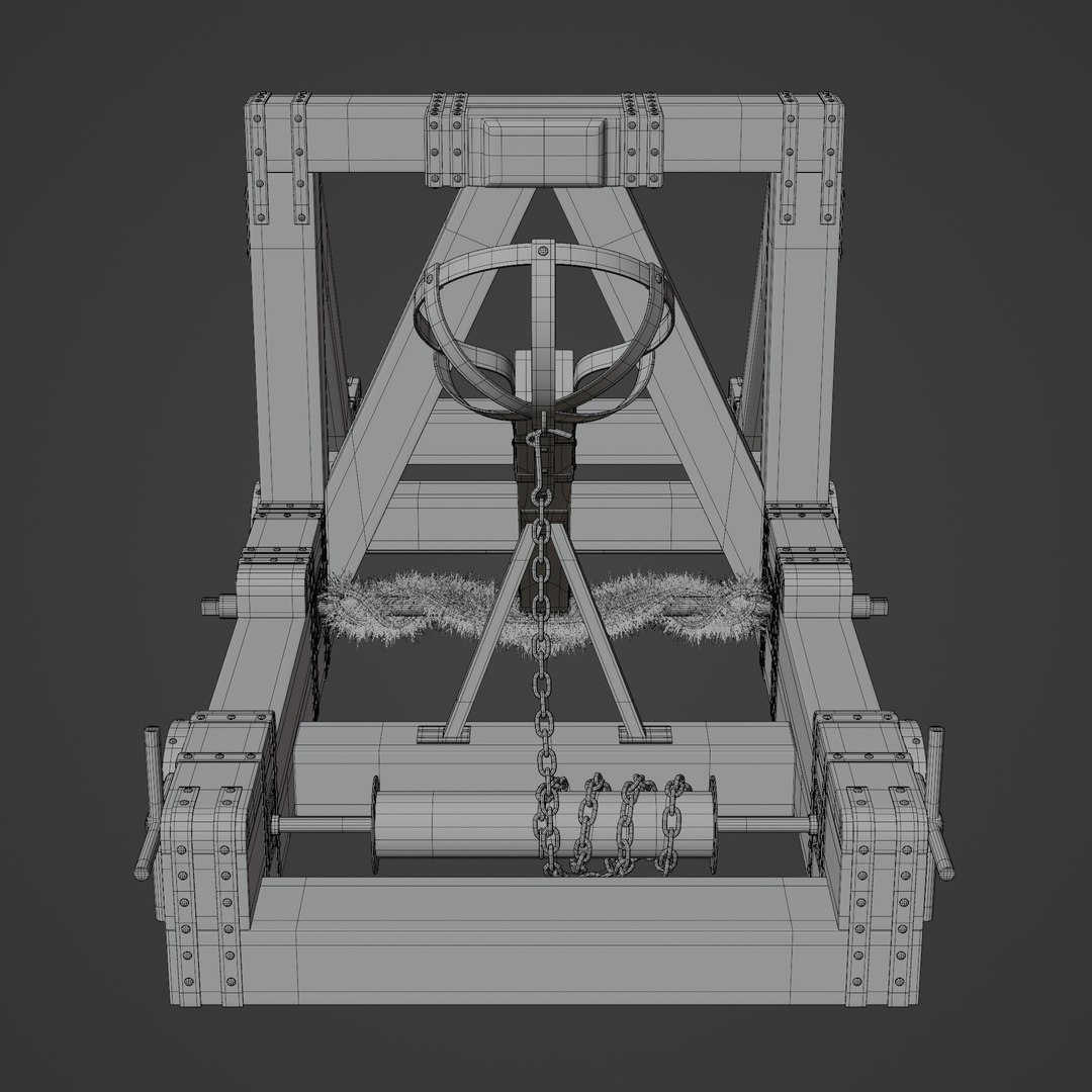 Catapult weapon projectile 3D - TurboSquid 1698872