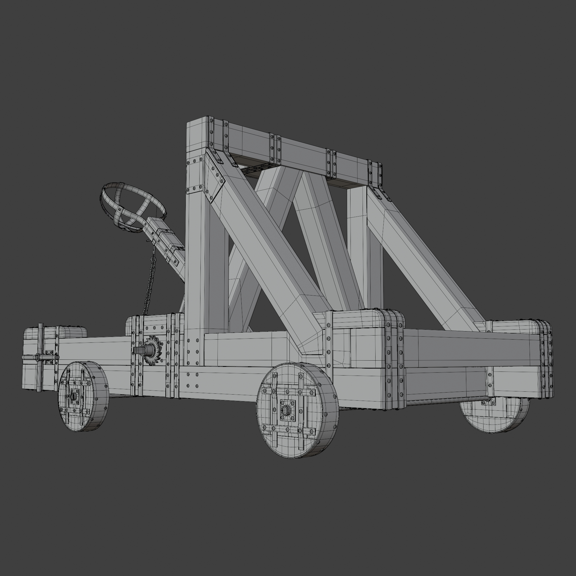 Catapult weapon projectile 3D - TurboSquid 1698872