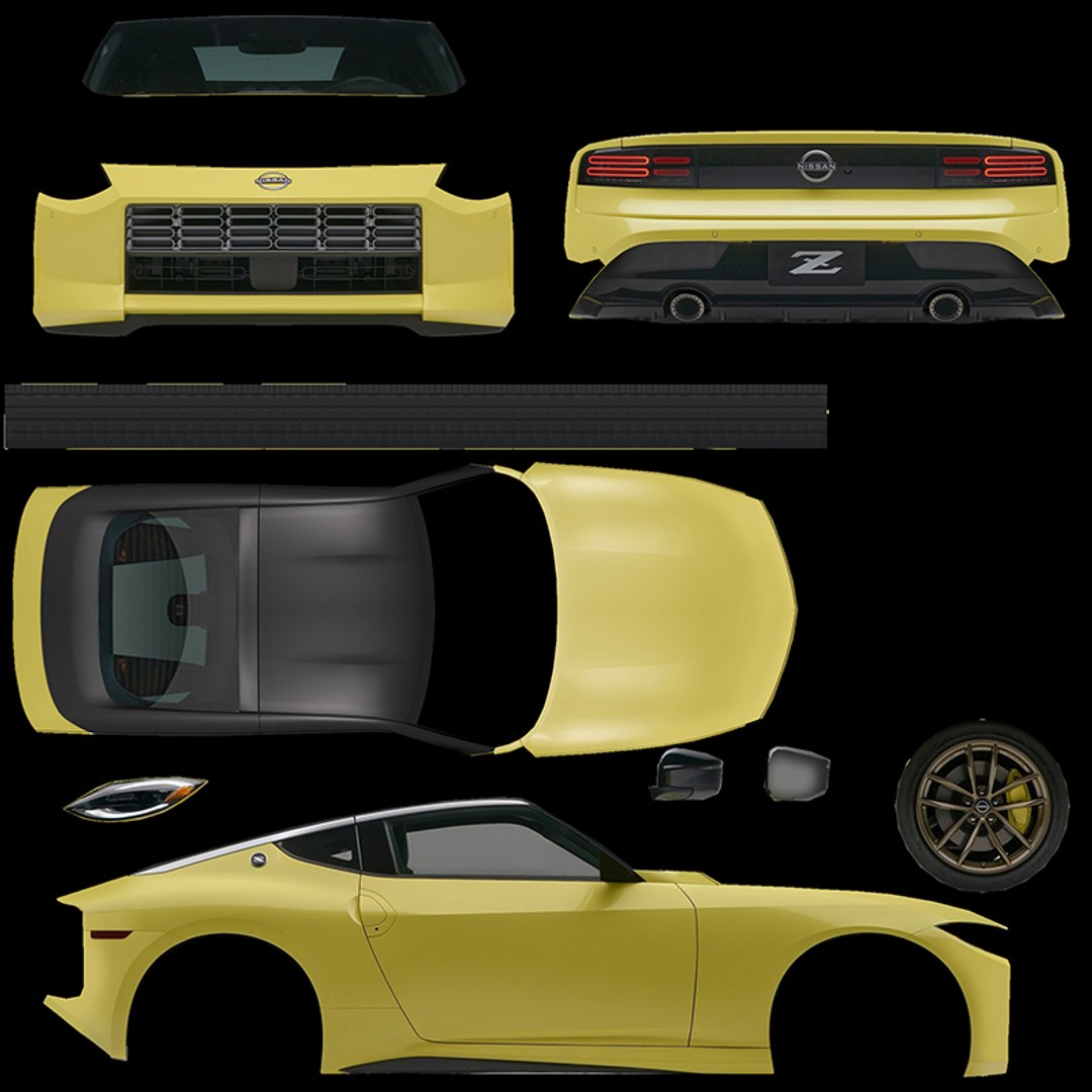 Nissan Z 2023 3D Model - TurboSquid 2015687