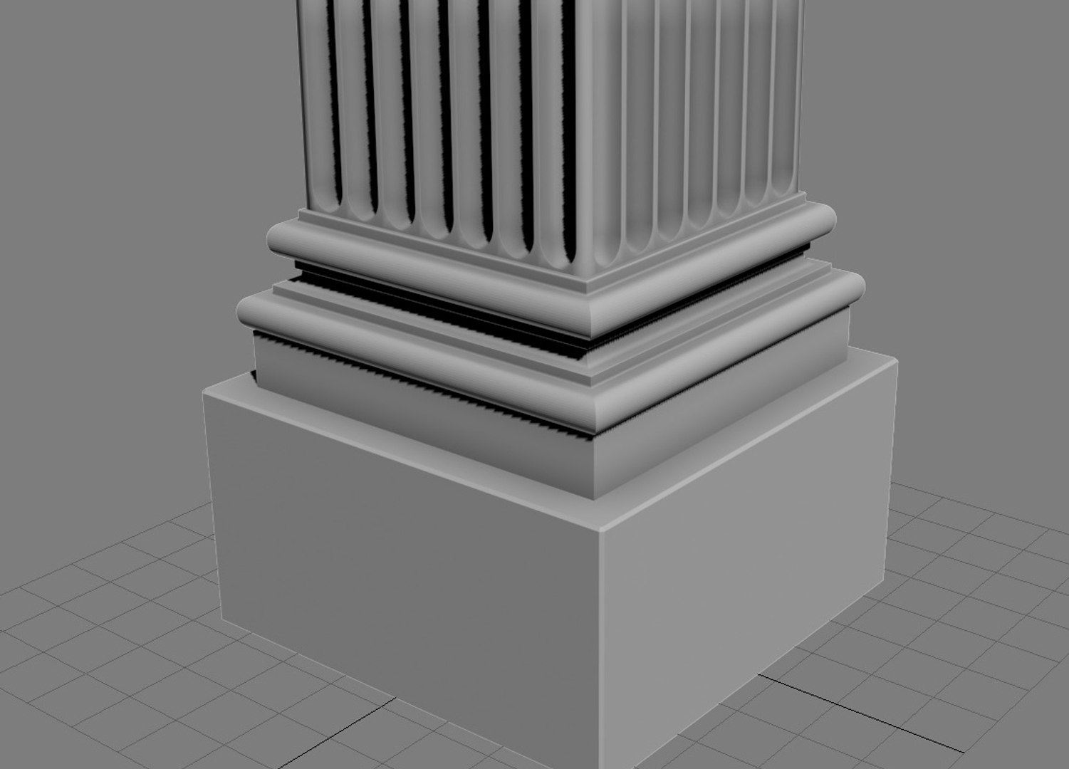 3d Ionic Column