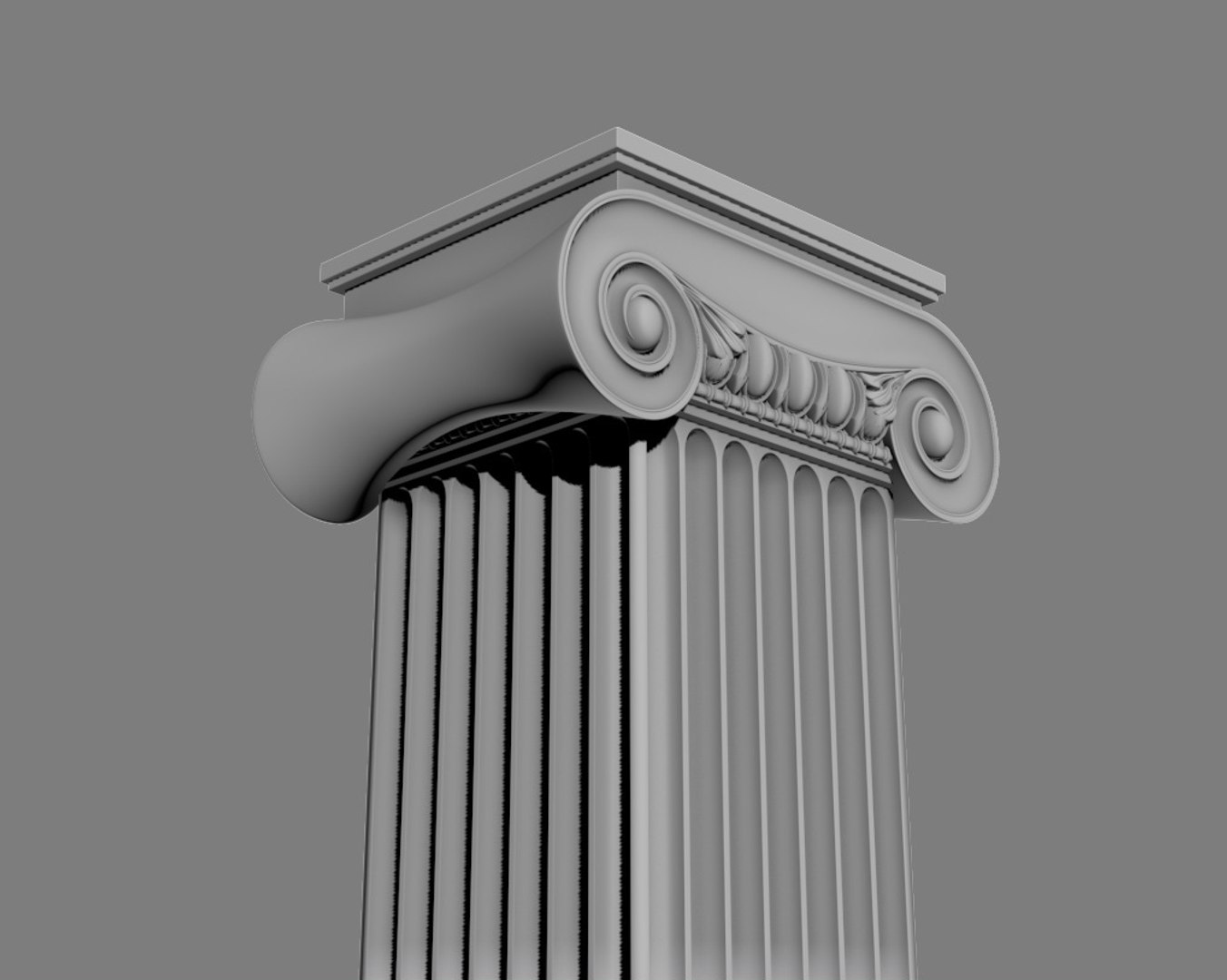 3d Ionic Column