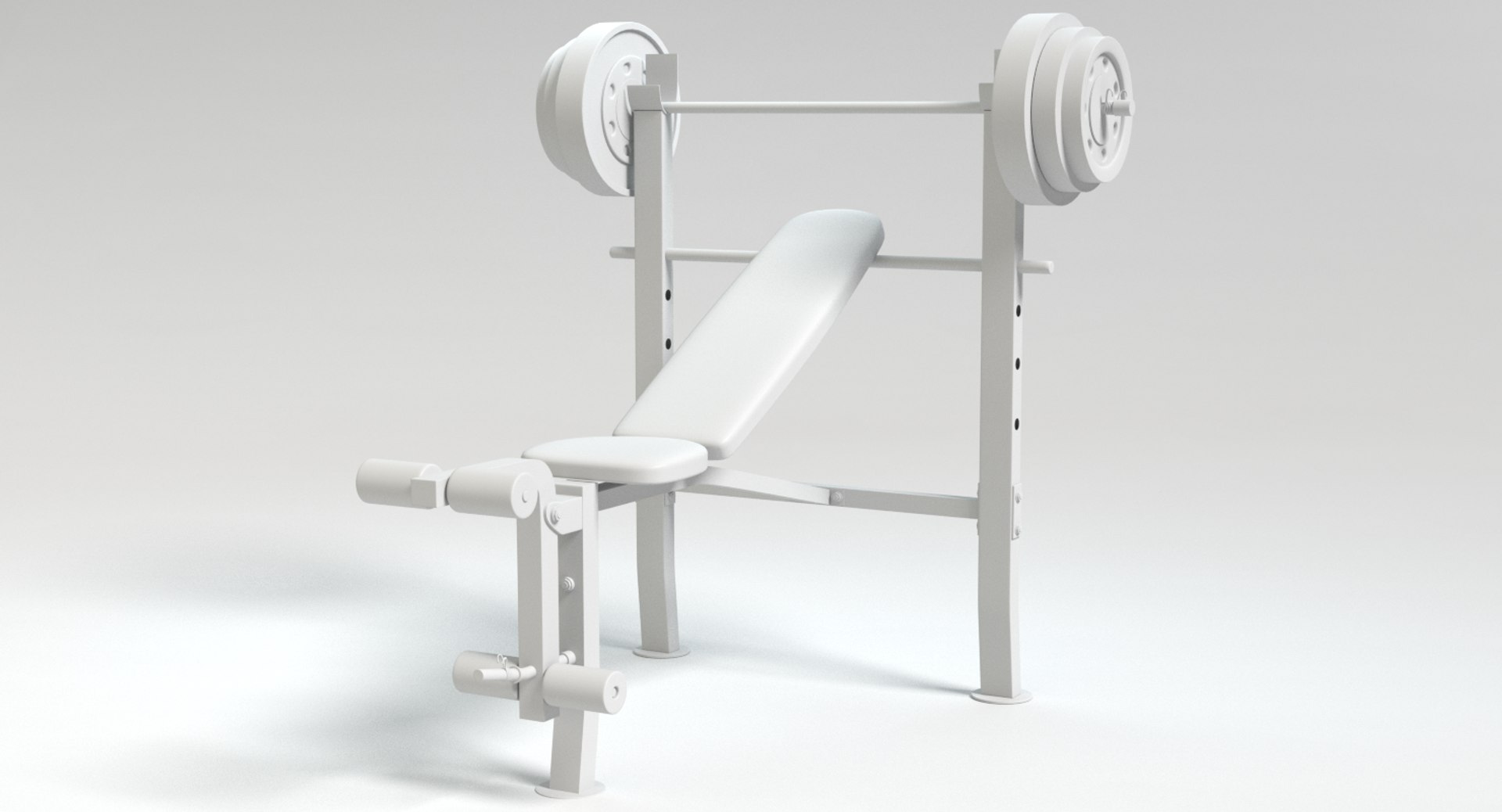 3D Model Bench Press - TurboSquid 1152903