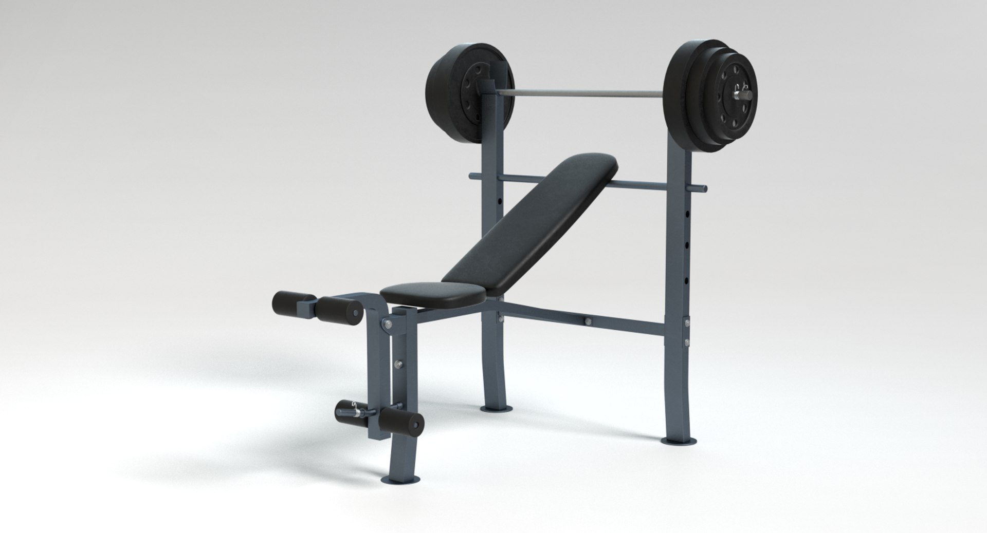 3D Model Bench Press - TurboSquid 1152903