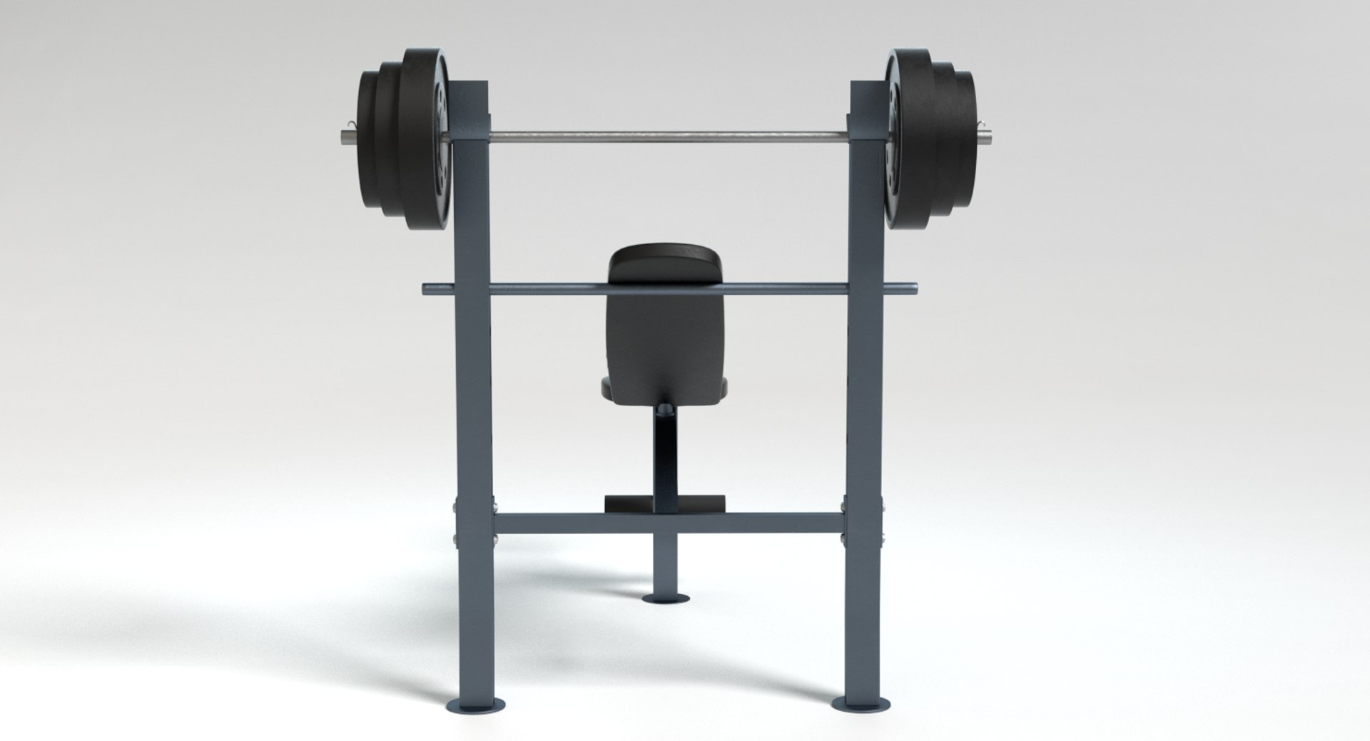 3D Model Bench Press - TurboSquid 1152903