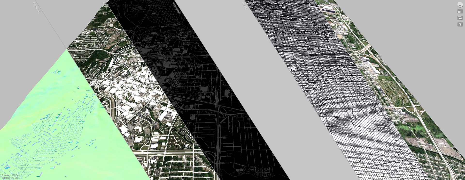 Cityscape Akron Ohio USA 3D Model - TurboSquid 1998872