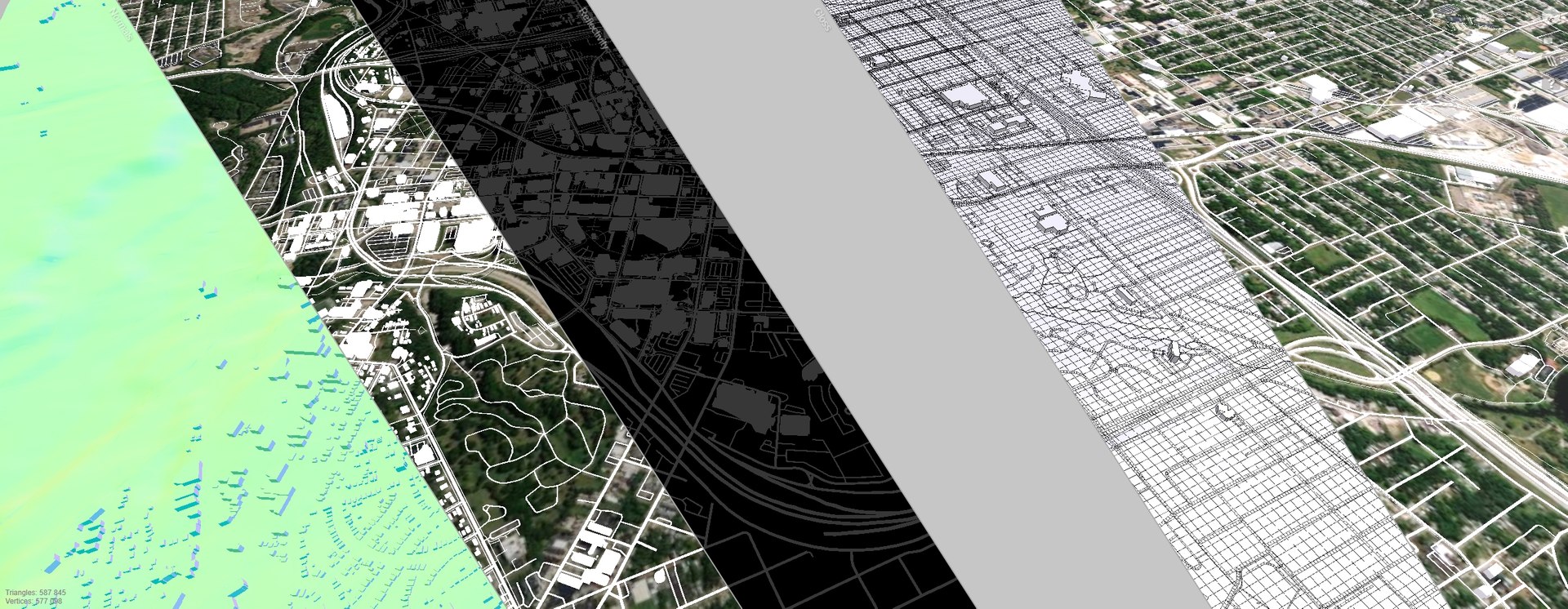 Cityscape Akron Ohio USA 3D Model - TurboSquid 1998872