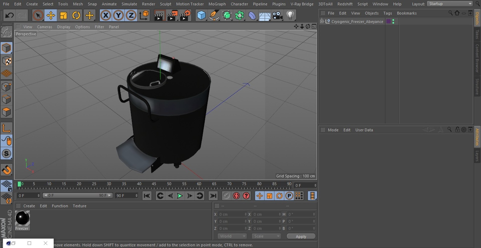 3D Cryogenic Freezer Abeyance model - TurboSquid 1995759