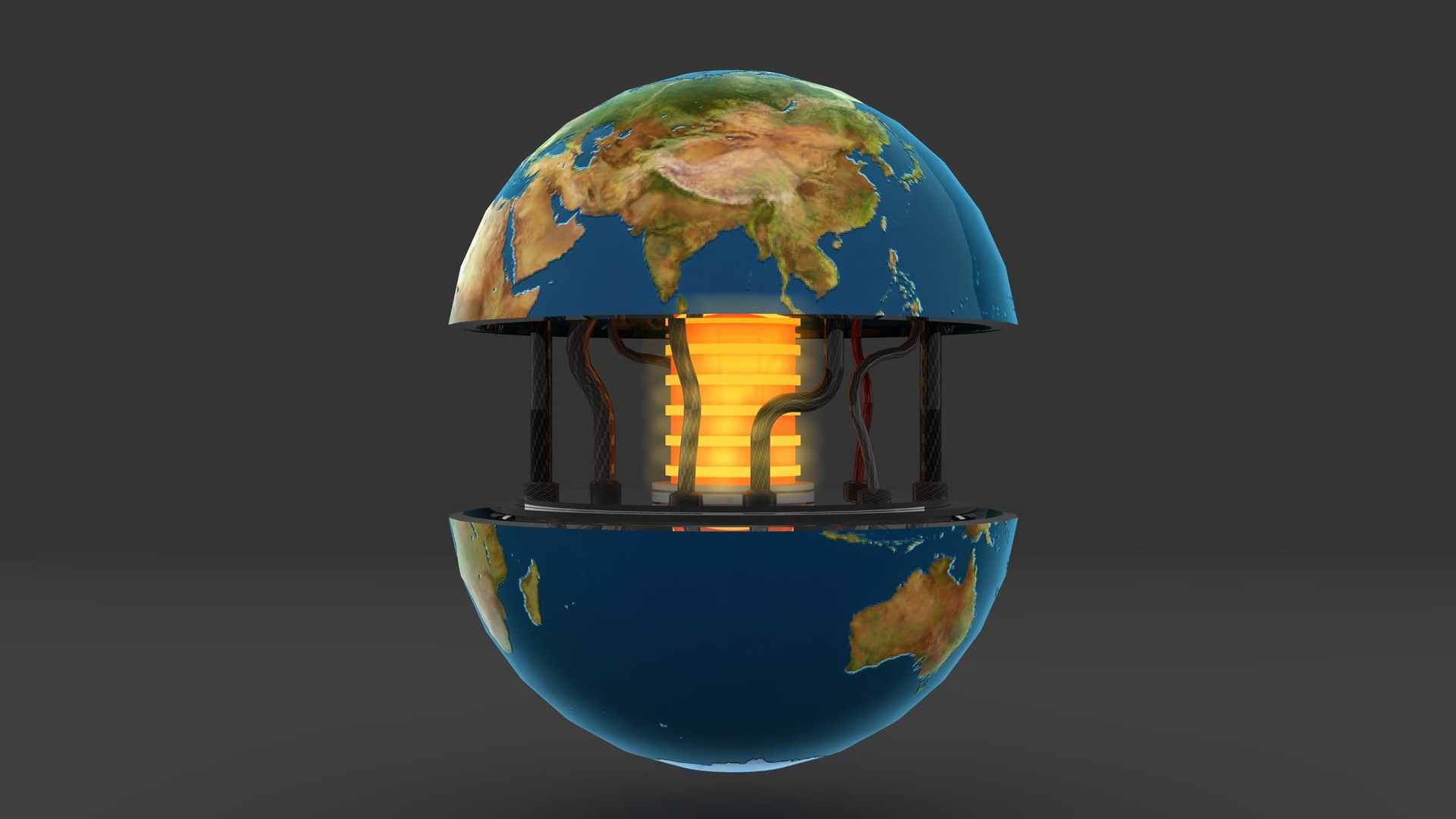 Robotic Earth 3d C4d