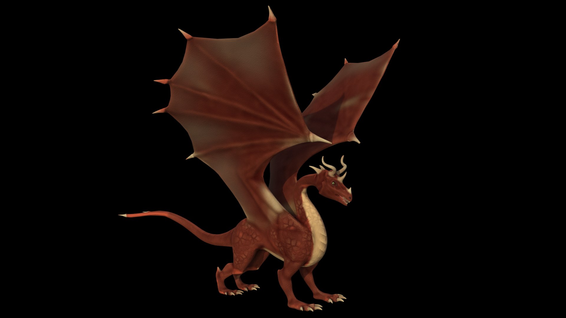 Pbr Dragon 3D Model - TurboSquid 1501290