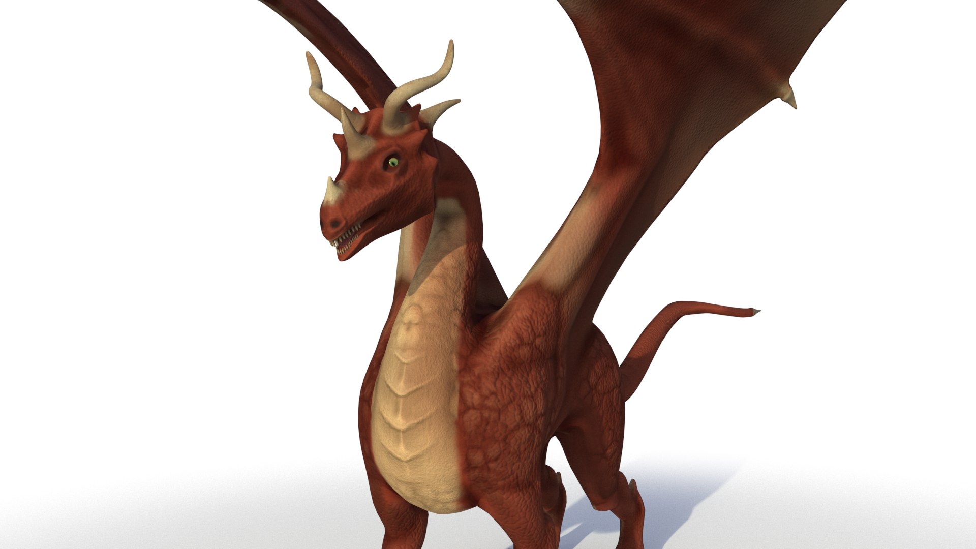 Pbr Dragon 3D Model - TurboSquid 1501290