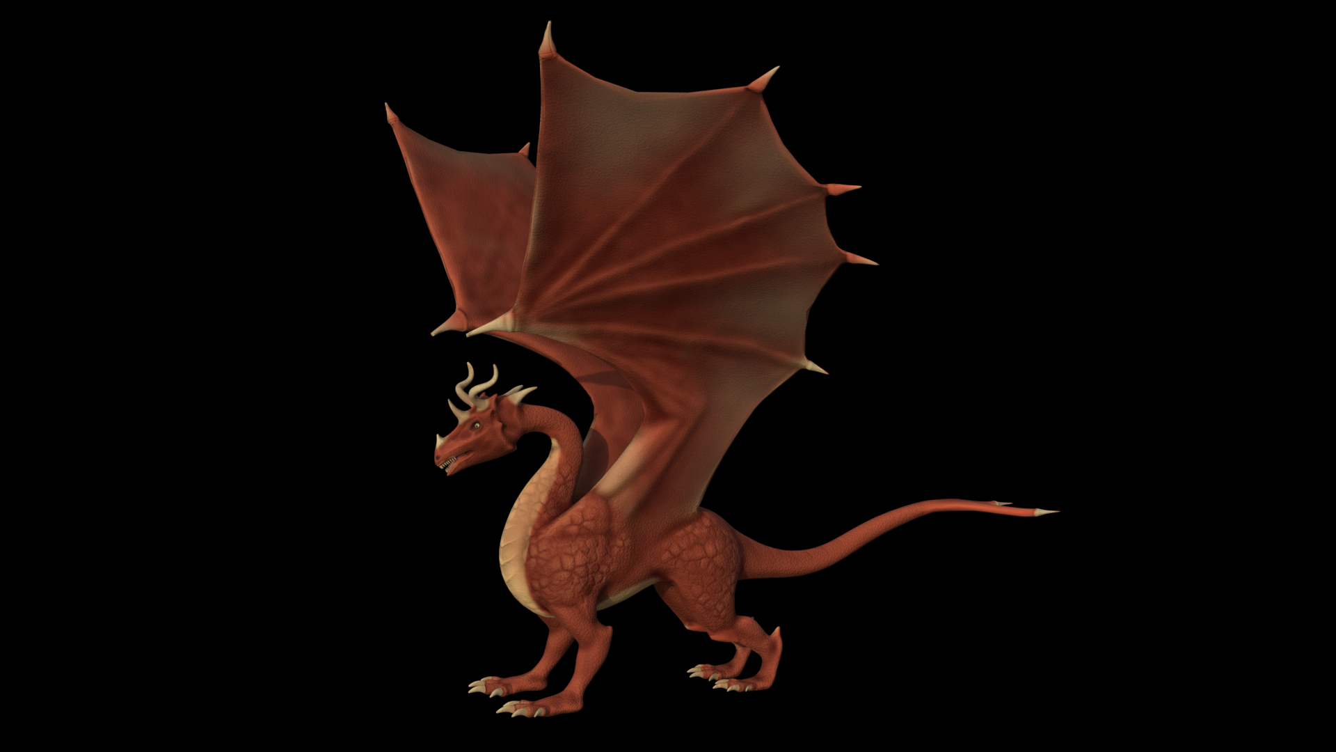 Pbr Dragon 3D Model - TurboSquid 1501290