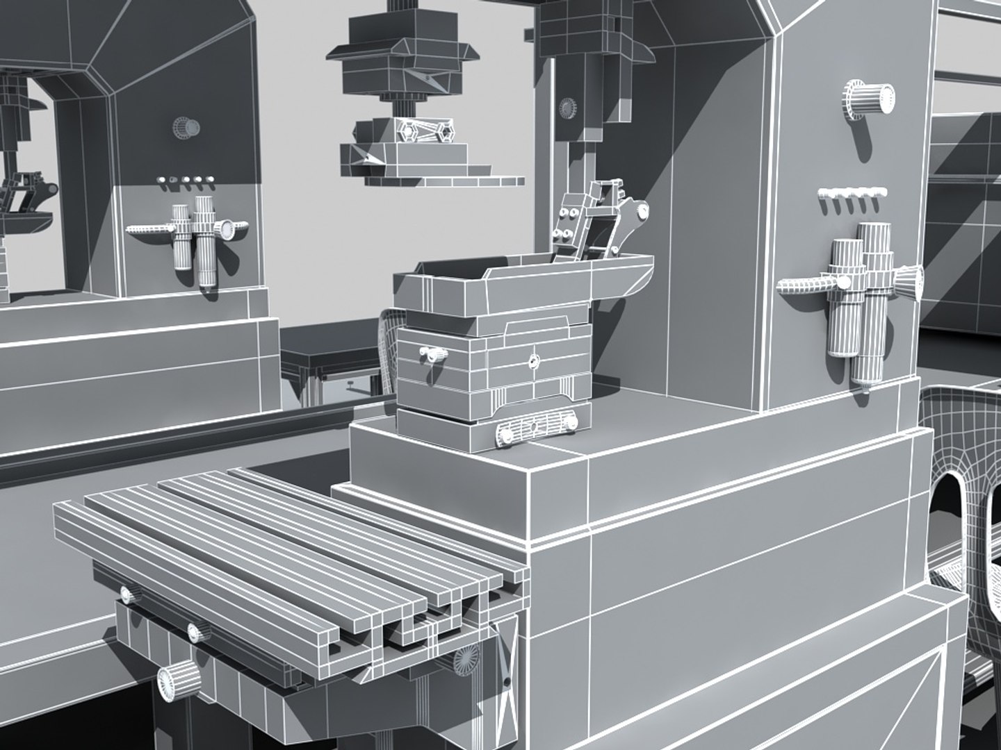 3D Model Factory Production Line - TurboSquid 1392914