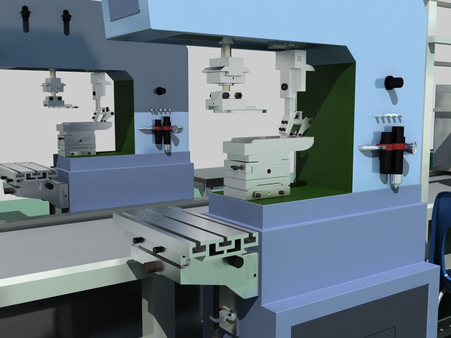 3D Model Factory Production Line - TurboSquid 1392914