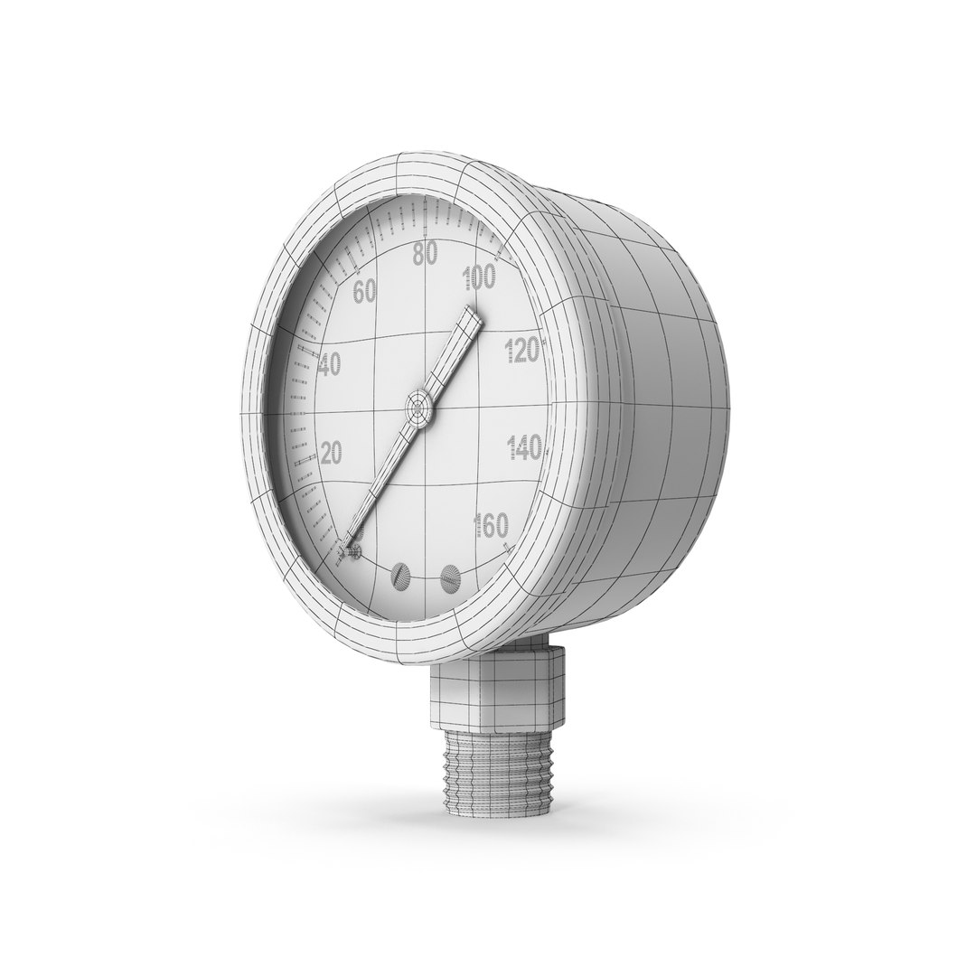 Pressure Gauge 3D - TurboSquid 2183603