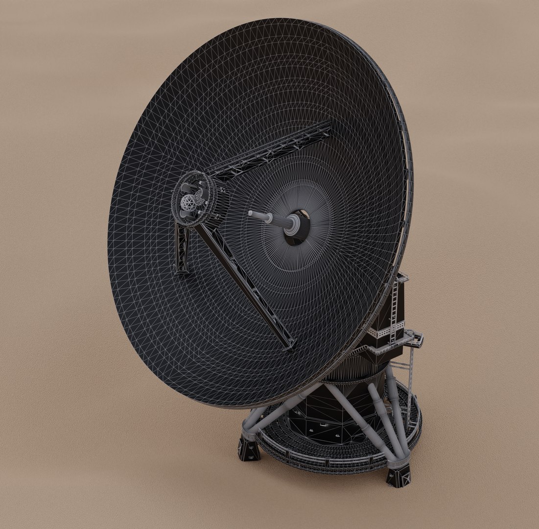 Big Satellite Dish 3D Model - TurboSquid 1913687