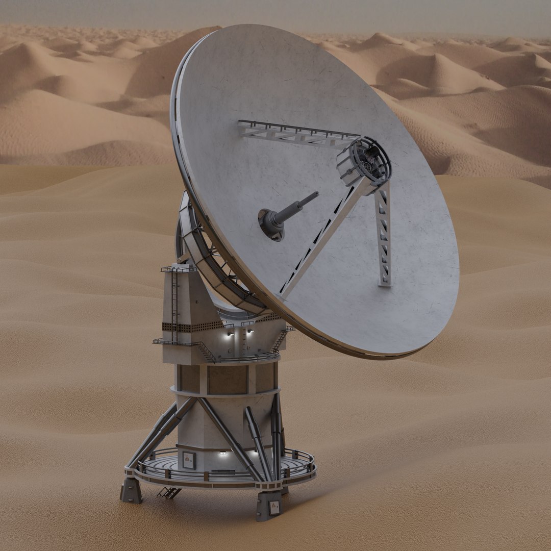 Big Satellite Dish 3D Model - TurboSquid 1913687