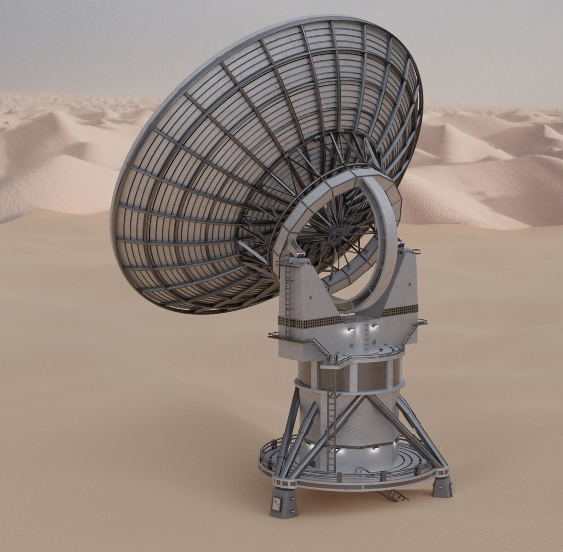 Big Satellite Dish 3D Model - TurboSquid 1913687