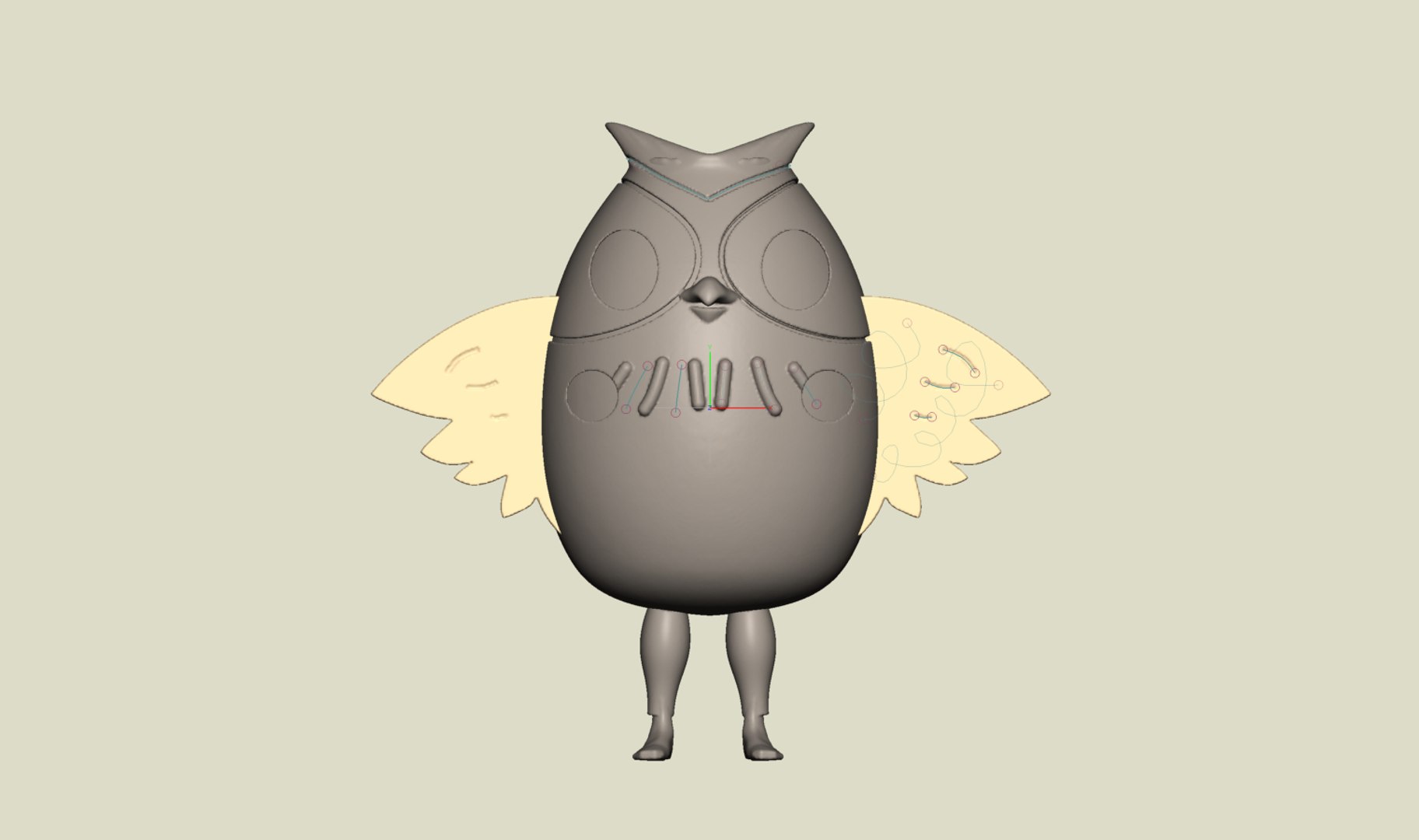 Owl Obj