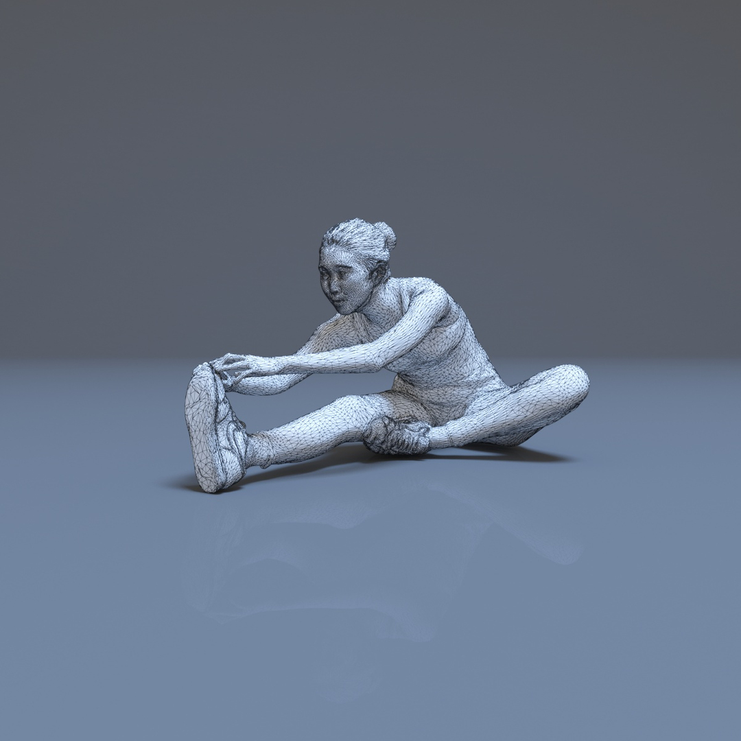 Woman Fitness Human Body 3d Max