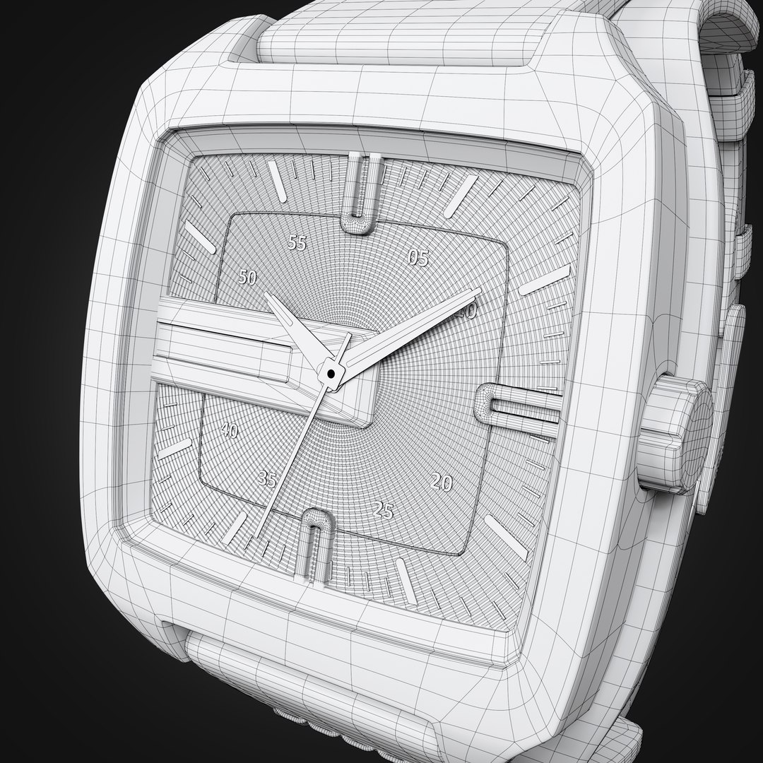 3D Fossil Watch Model JR-9991 - TurboSquid 2218179