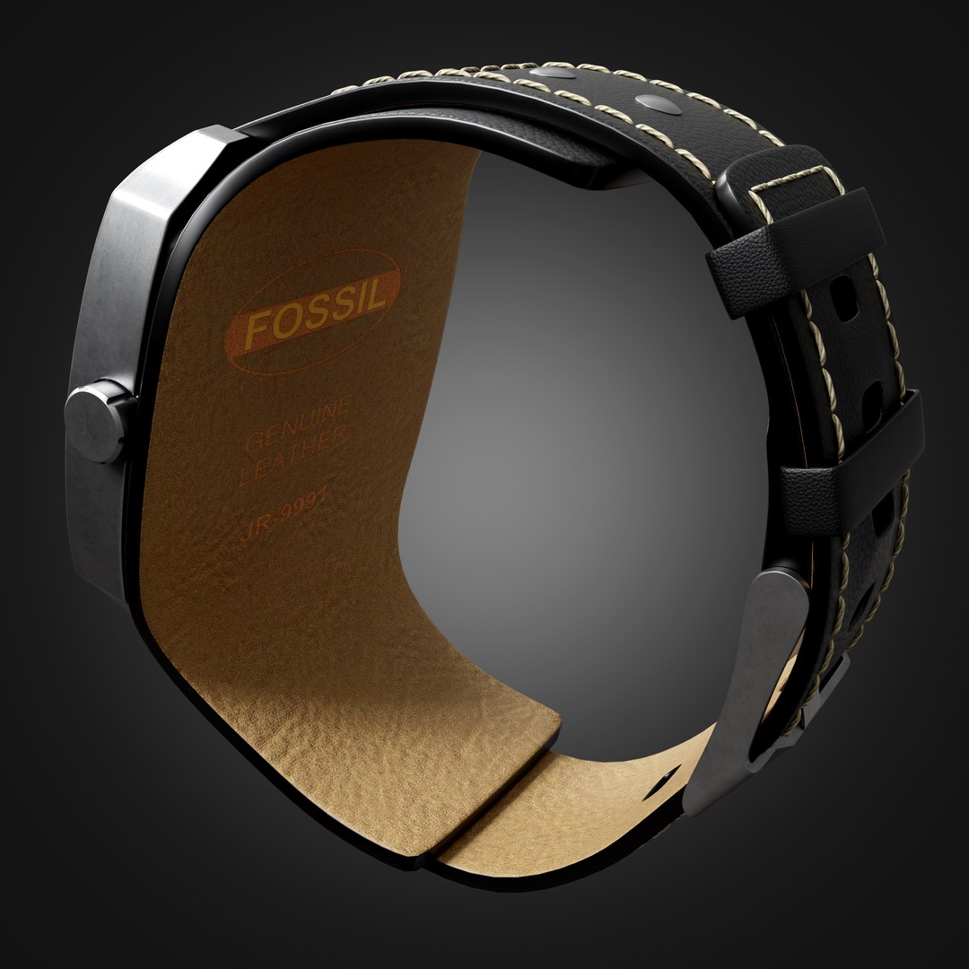 3D Fossil Watch Model JR-9991 - TurboSquid 2218179