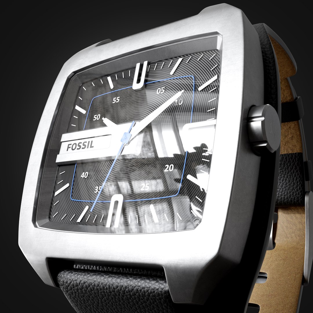 3D Fossil Watch Model JR-9991 - TurboSquid 2218179