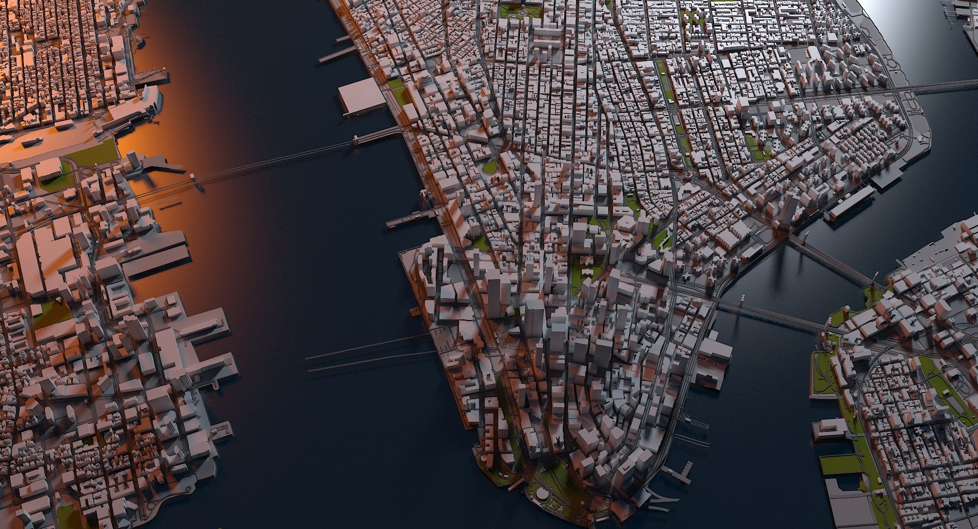3D Manhattan Gis Model - TurboSquid 1574860