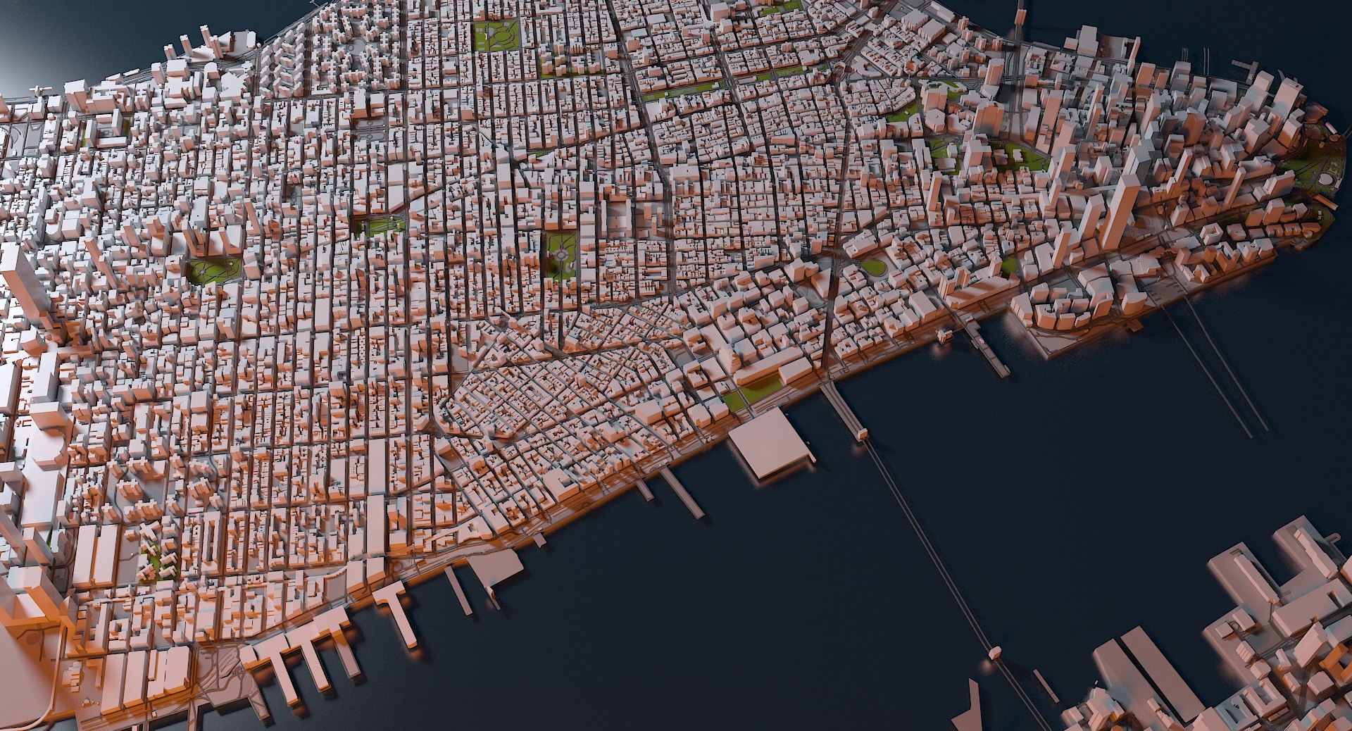 3D Manhattan Gis Model - TurboSquid 1574860