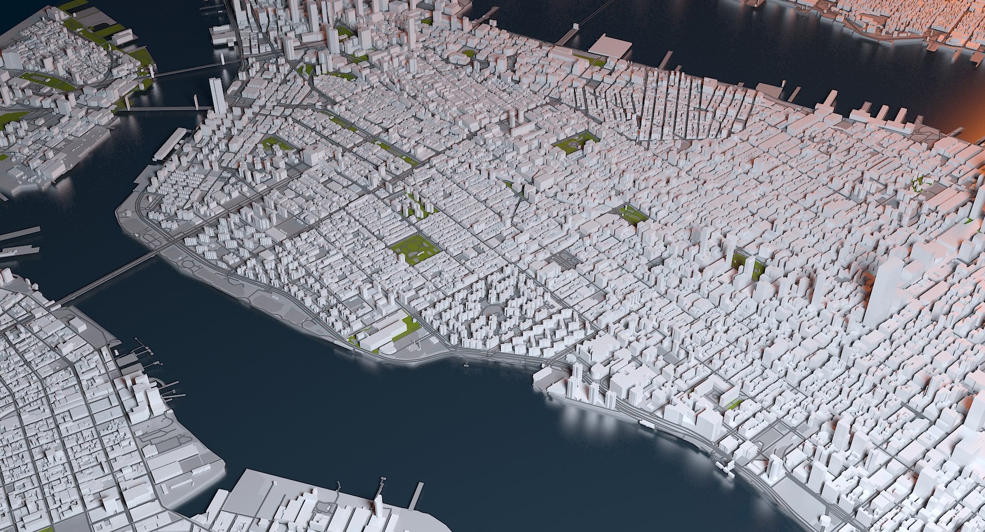 3D Manhattan Gis Model - TurboSquid 1574860