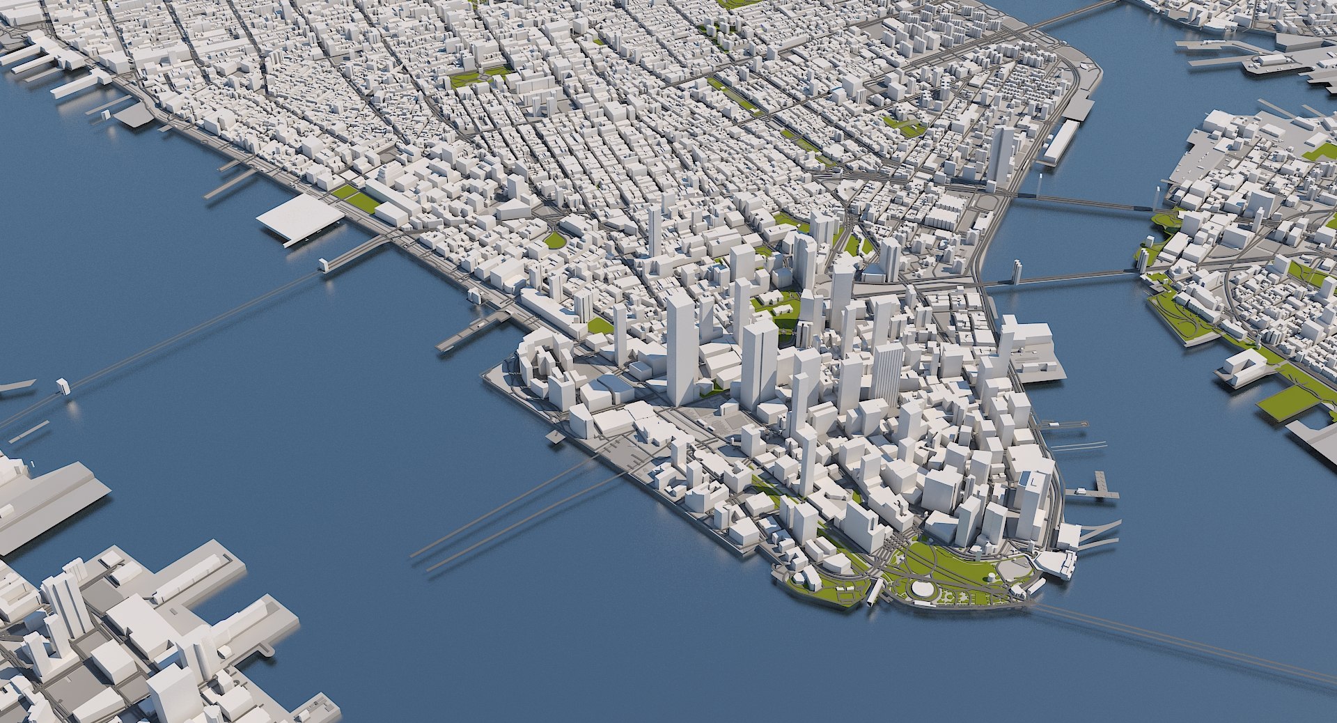 3D Manhattan Gis Model - TurboSquid 1574860