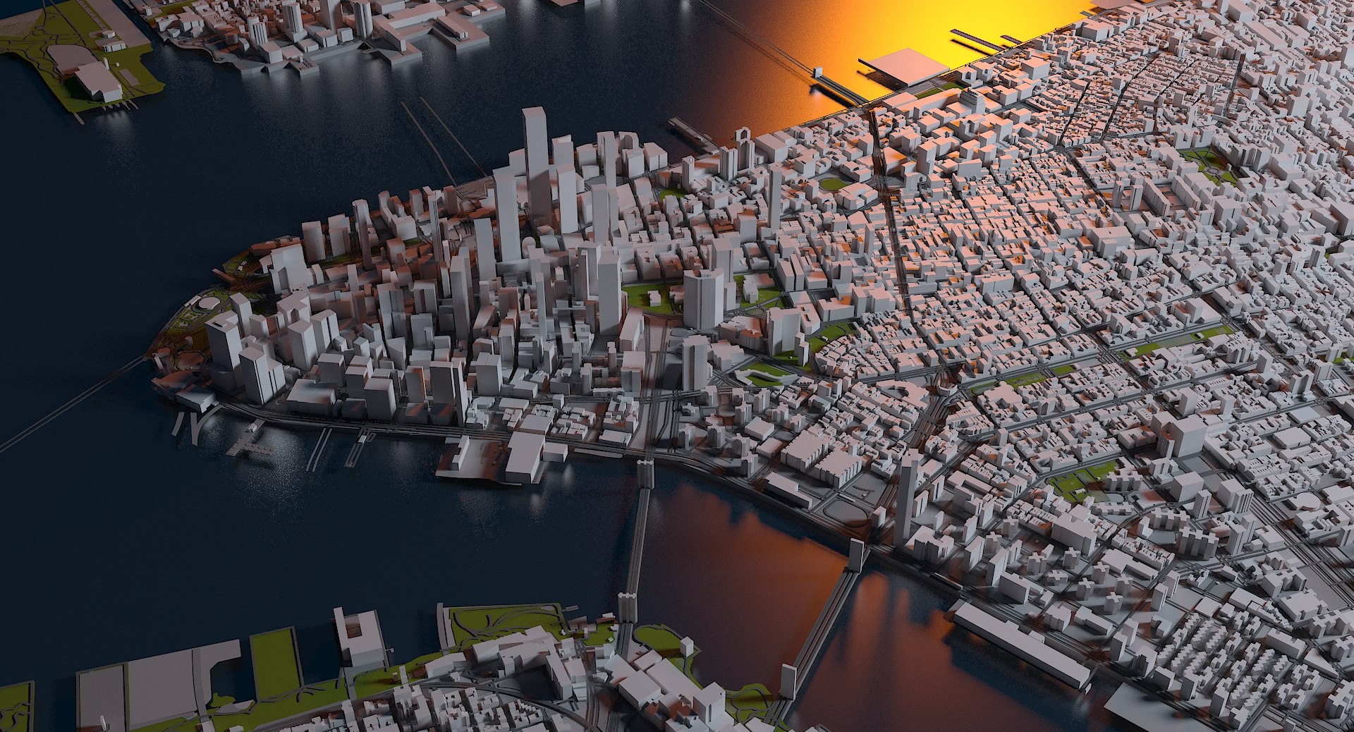 3D Manhattan Gis Model - TurboSquid 1574860