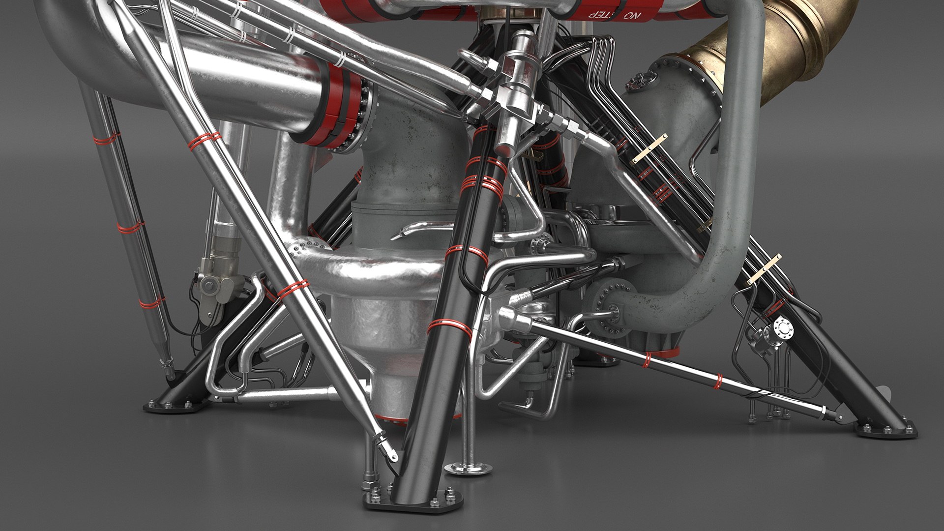 3D Rocket Engine RS 68 Assembly Model - TurboSquid 2291168