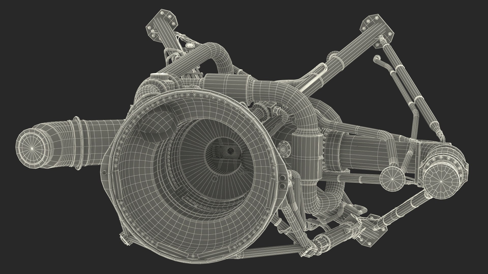 3D Rocket Engine RS 68 Assembly Model - TurboSquid 2291168