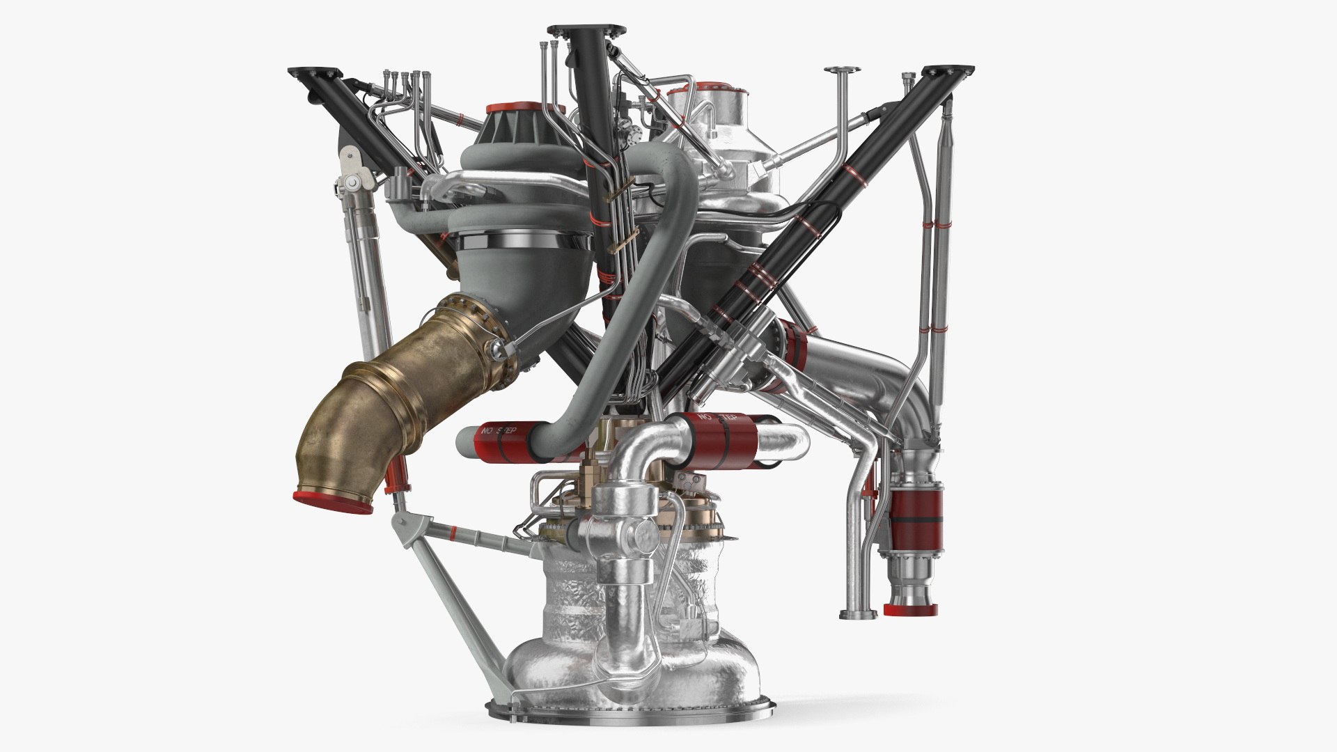 3D Rocket Engine RS 68 Assembly Model - TurboSquid 2291168