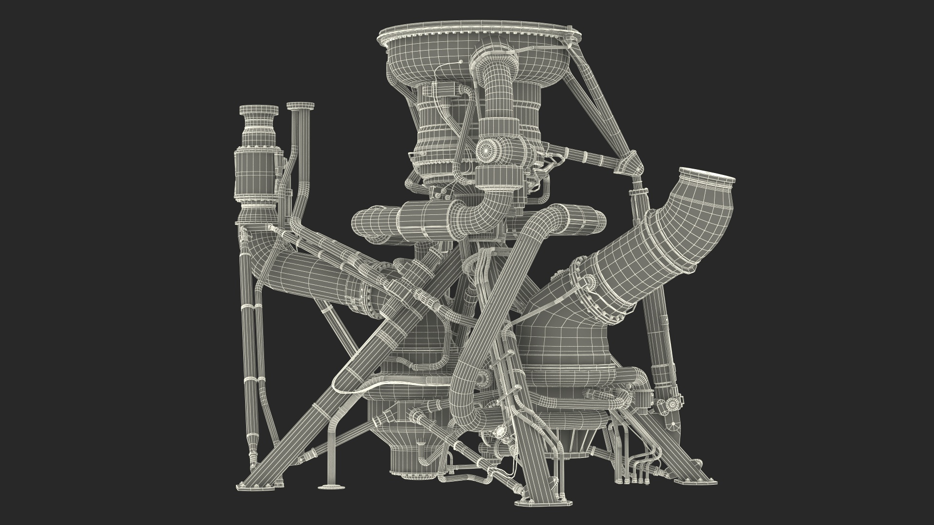 3D Rocket Engine RS 68 Assembly Model - TurboSquid 2291168
