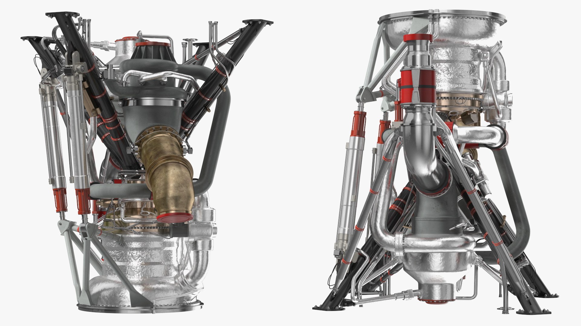 3D Rocket Engine RS 68 Assembly Model - TurboSquid 2291168