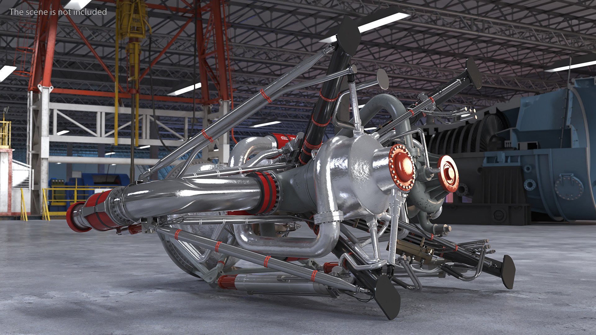 3D Rocket Engine RS 68 Assembly Model - TurboSquid 2291168