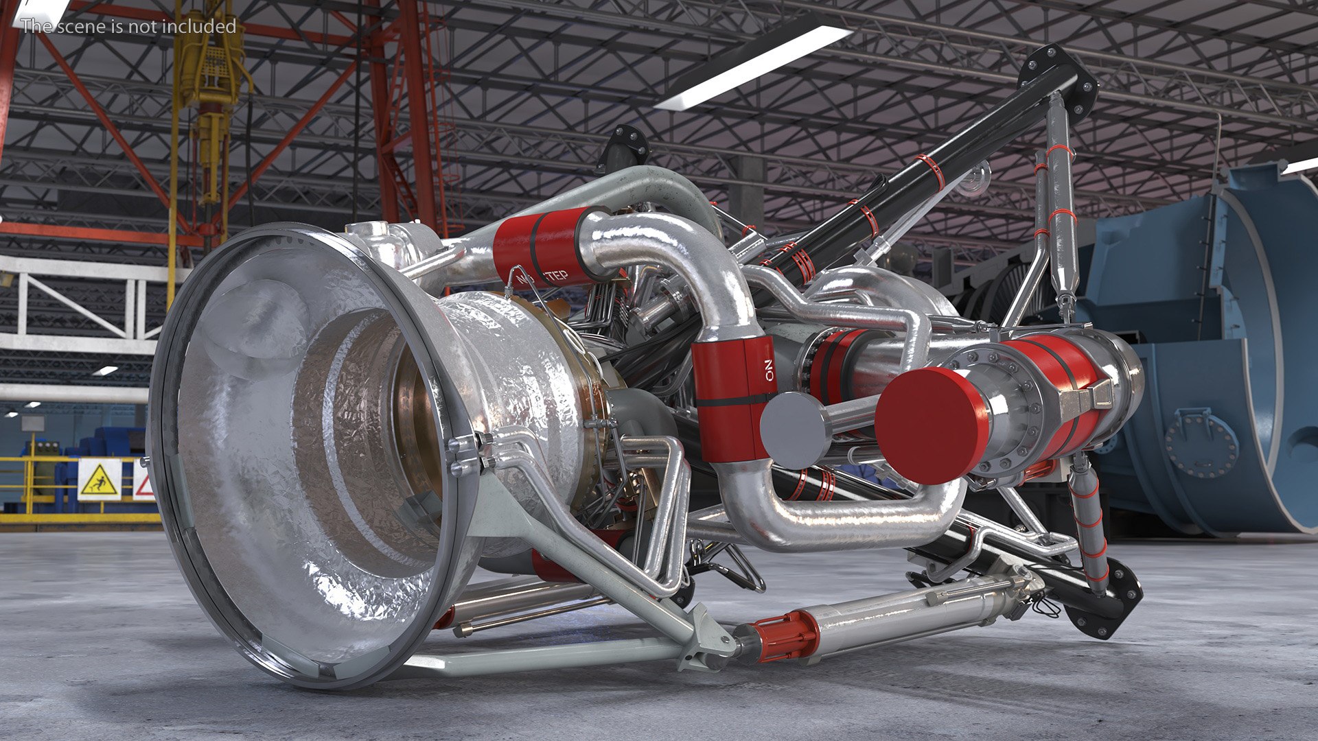 3D Rocket Engine RS 68 Assembly Model - TurboSquid 2291168