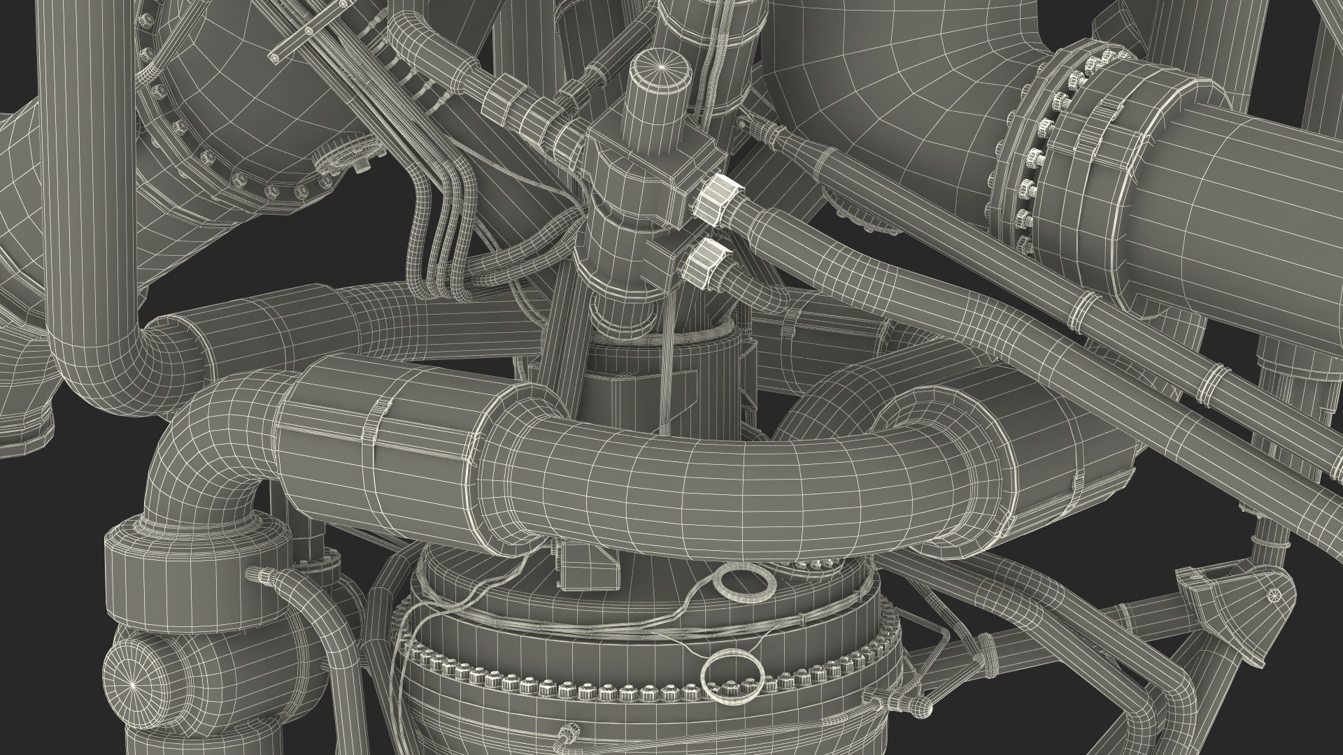 3D Rocket Engine RS 68 Assembly Model - TurboSquid 2291168