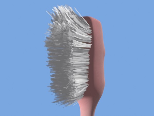 3d cartoon toothbrush character rigged