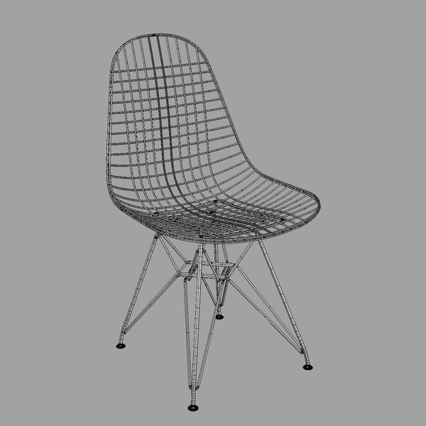 Eames dkr chair 3D model - TurboSquid 1320123