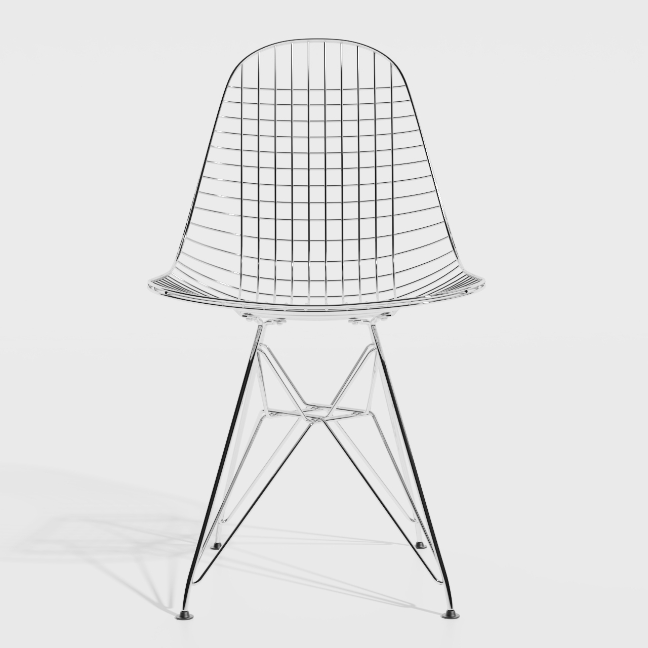 modelo 3d Silla Eames DKR Wire gratis - TurboSquid 1320123