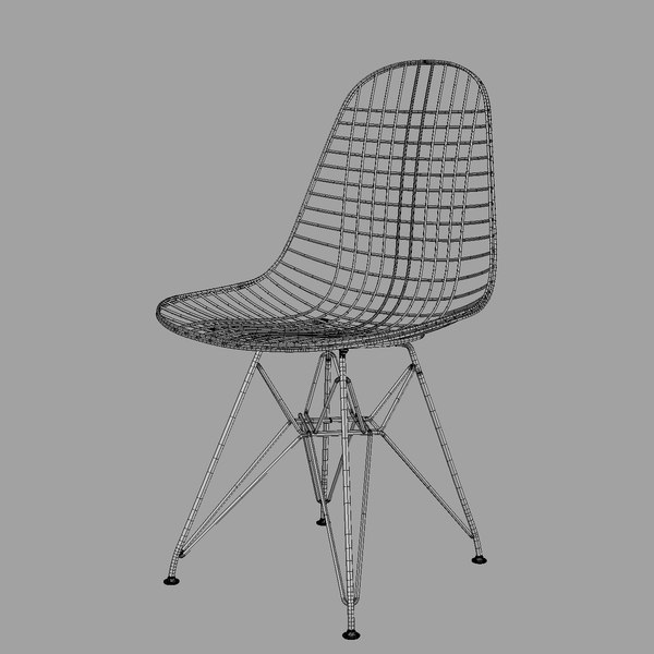 Eames dkr chair 3D model - TurboSquid 1320123