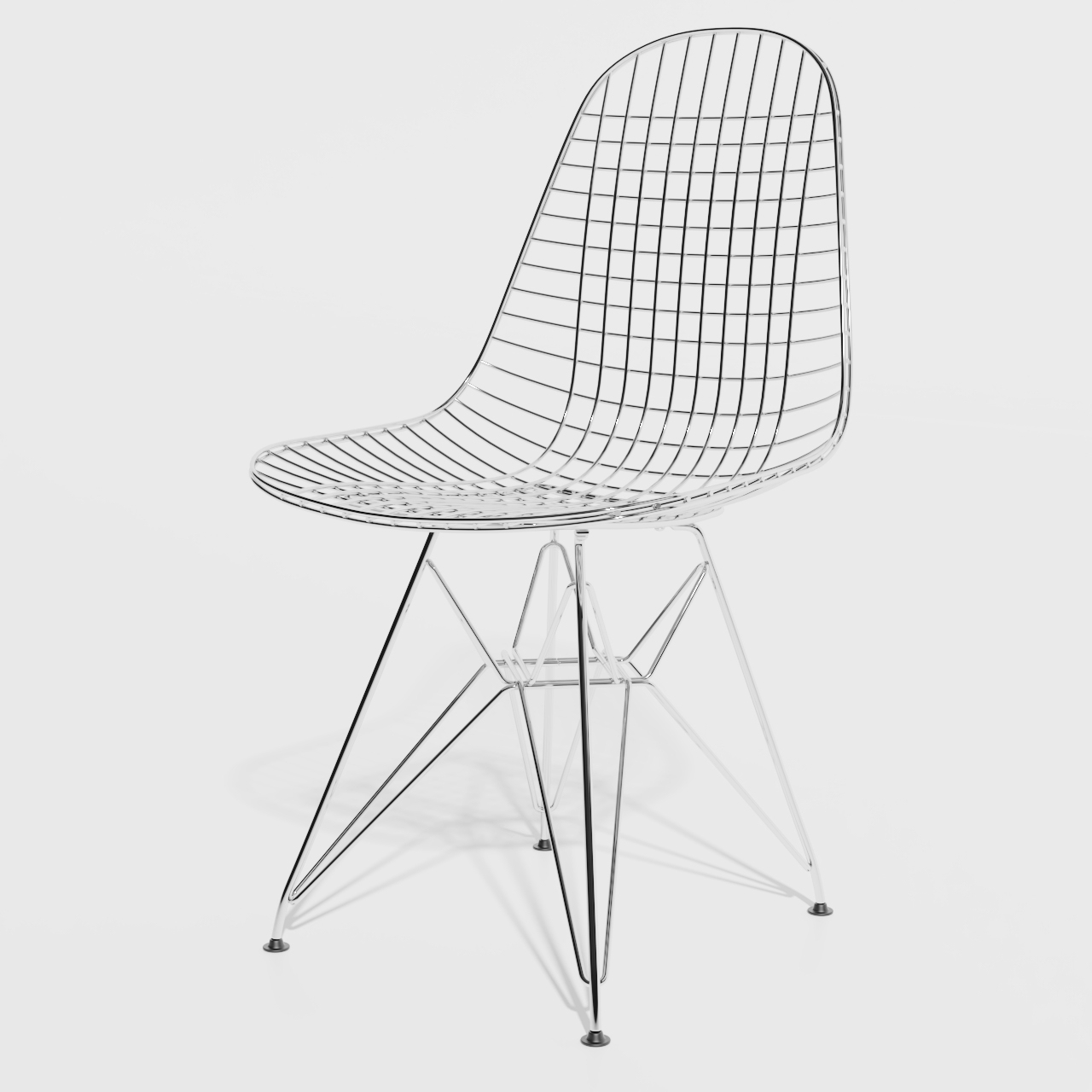 modelo 3d Silla Eames DKR Wire gratis - TurboSquid 1320123