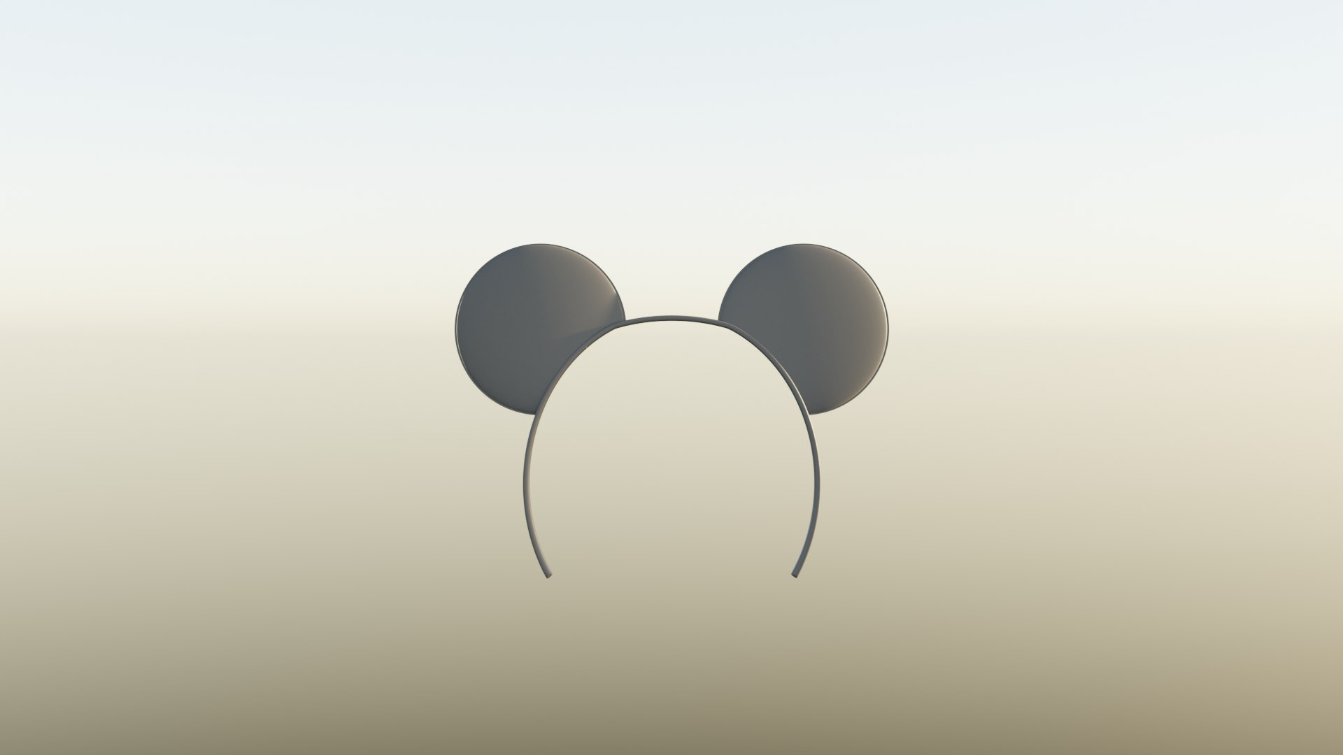 3D Mouse Ears Head Band Type - TurboSquid 1995078
